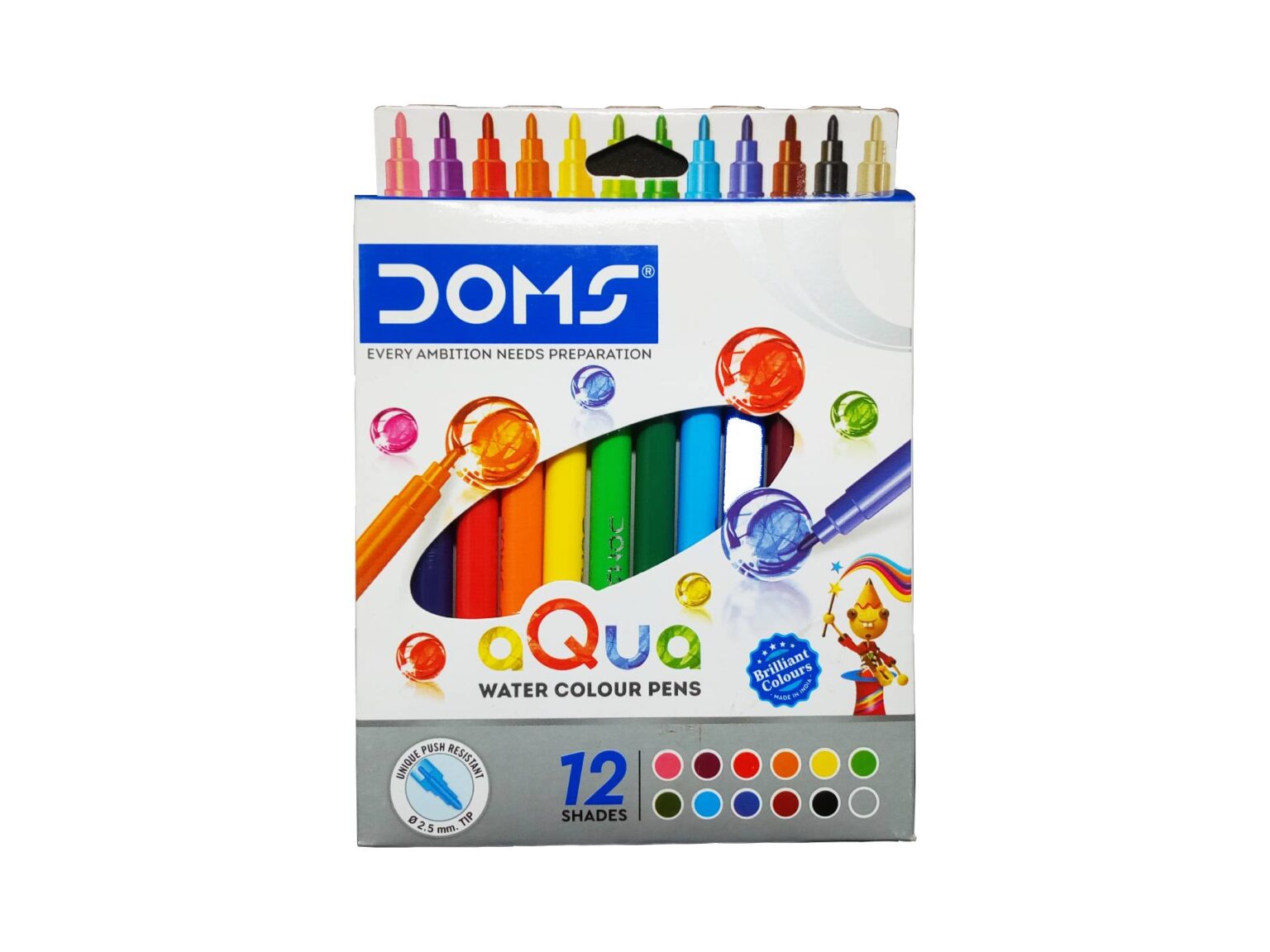 Doms Water Colour Cakes 36 Shades with Brush - StationeryDukan Doms Water Colour Cakes 36 Shades with Brush - StationeryDukan